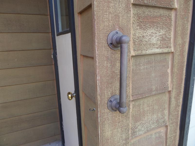 allen + roth Exposed Screw assist bar 9-in Oil-Rubbed Bronze Wall Mount ...