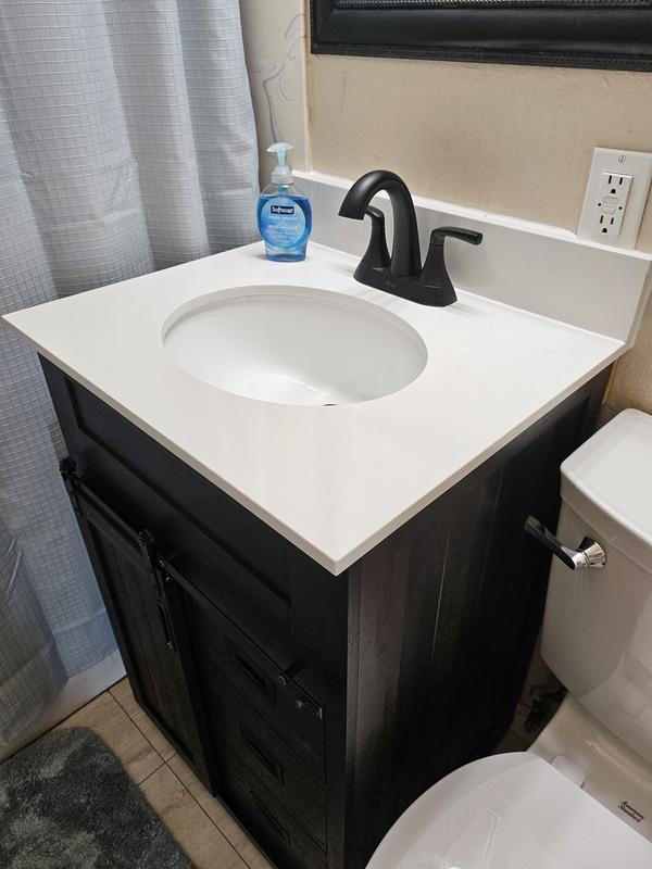 Style Selections Morriston 30-in Distressed Java Undermount Single Sink ...