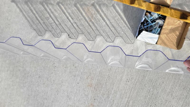 AmeriLux International CoverLite 12-in x 36-in Polycarbonate Roof Panel ...