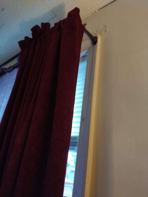 Rod Desyne 5/8-in Blackout 84-in to 120-in Satin nickel Steel Double ...