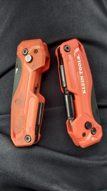 Klein Tools Folding Utility Knife with Driver 3/4-in 1-Blade Folding ...