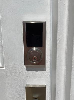 Delaney Hardware ZW300 SmartHome Chrome Smart Lock Electronic Deadbolt ...