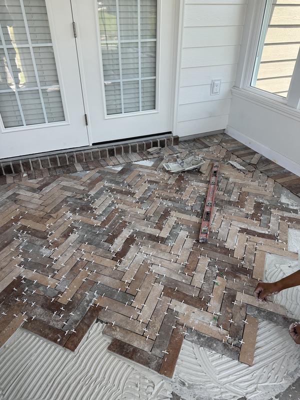 The Tile Life Brick City Grey 2-in x 10-in Matte Porcelain Brick Look ...