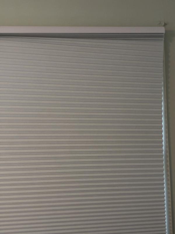 allen + roth 22-in x 64-in White Room Darkening Blackout Cordless ...