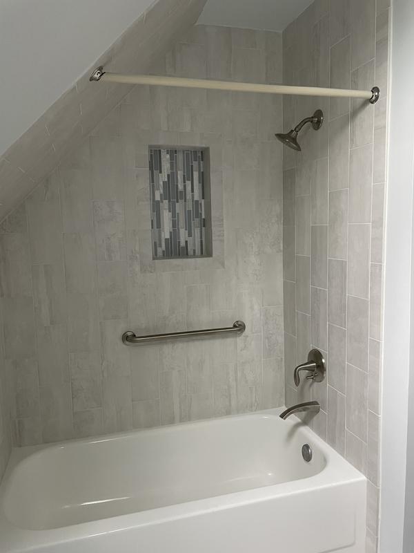 allen + roth Endless Ivory 3-in x 12-in Matte Porcelain Stone Look ...