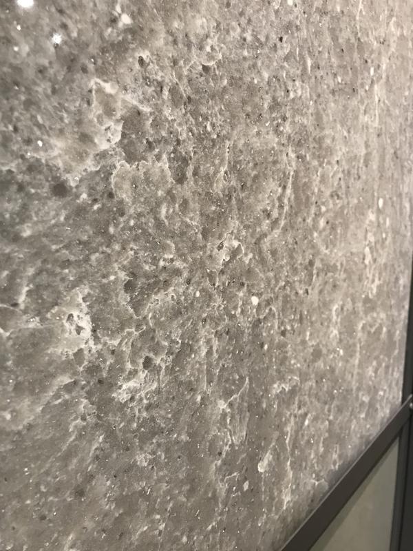 Silestone Ocean Jasper/Polished Quartz Gray Kitchen Countertop SAMPLE ...