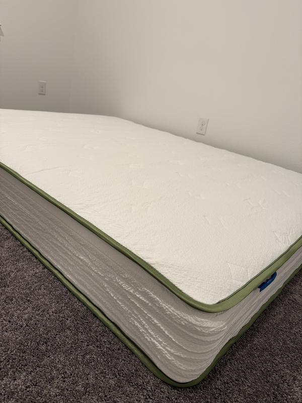 Ifluous 10-in Medium Twin Hybrid Memory Foam/Coil Blend Mattress in a ...