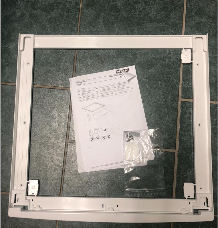 Miele Plastic Laundry Stacking Kit (Lotus White) WTV 502 at Lowes.com