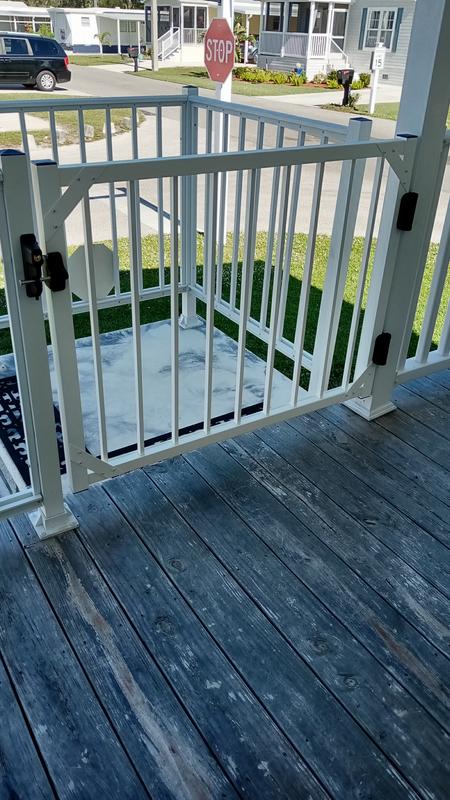 Harmony Railing Systems Baluster 48-in L x 36-in H Black Aluminum Deck ...