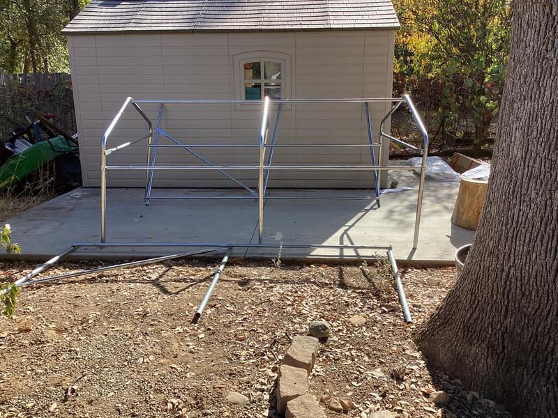 Gazebo Penguin 5-ft x 8-ft Galvanized steel Metal Storage Shed in the ...