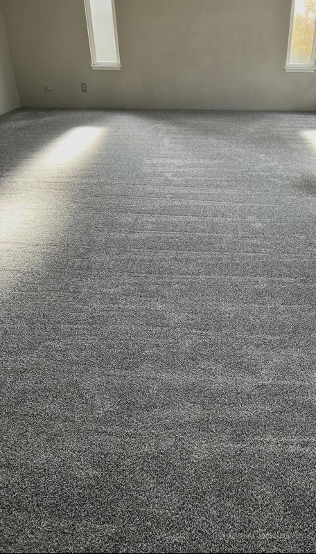 Style Selections Serenity Gray 29-oz sq yard Solution-dyed Polyester ...