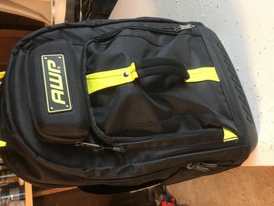 AWP HP Black Polyester 16-in Zippered Backpack 3L-22619 at Lowes.com