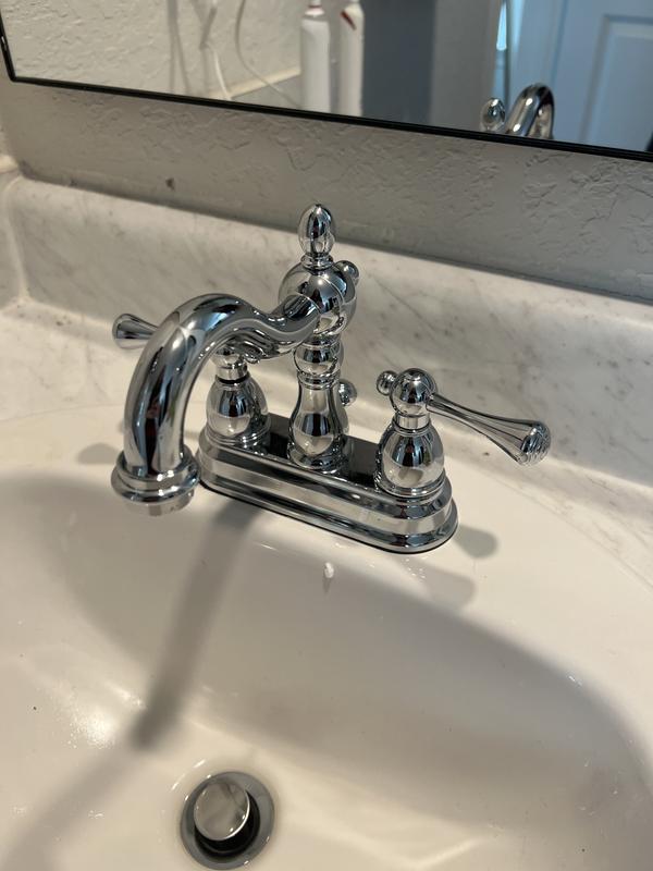 Elements of Design New Orleans Satin Nickel/Polished Brass 4-in ...