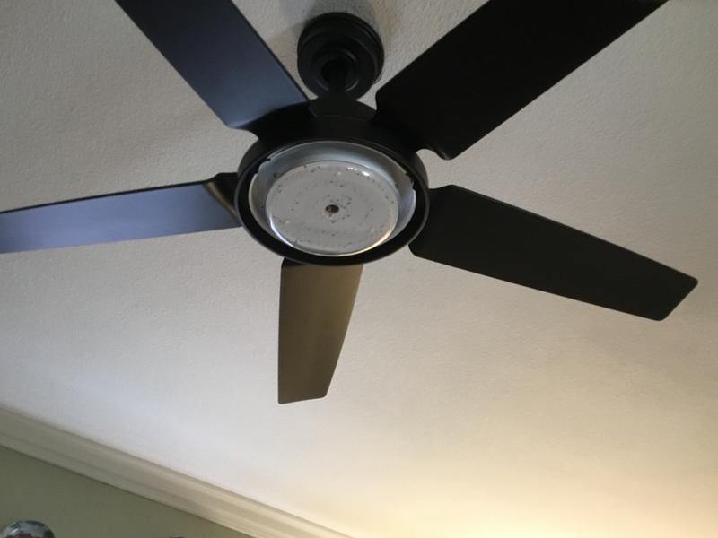 Harbor Breeze Avalyn 52-in Brushed Gold with Matte Black Blades Color ...