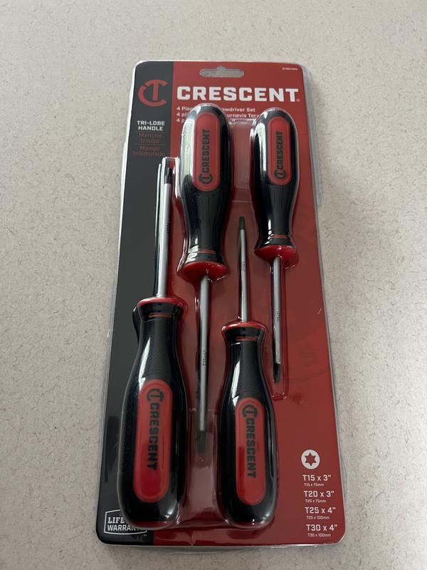 Crescent 4-Piece Torx Screwdriver Set CTSET4PC at Lowes.com