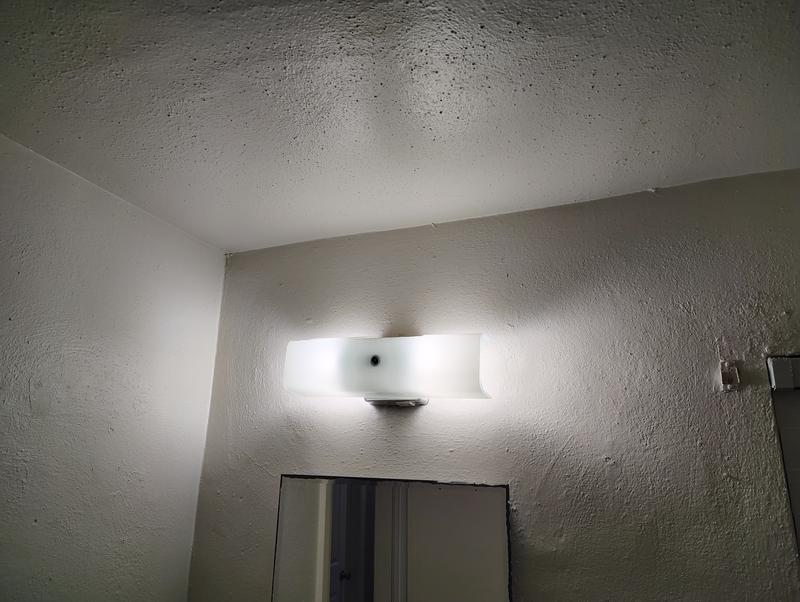 LNC Tucana 5.9-in 2-Light Matte Black LED Modern/Contemporary Vanity ...
