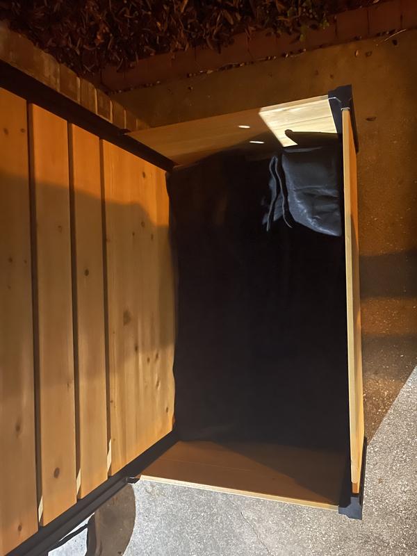 Enclo Privacy Screens Concord 41-in W x 73-in H Wood Planter Box Cedar ...