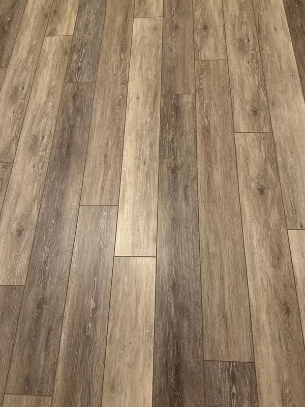 SMARTCORE Ultra Blue Ridge Pine Brown 12-mil Waterproof Interlocking ...