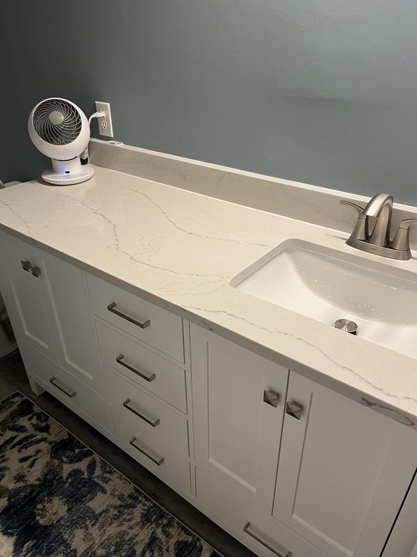 ARIEL Cambridge 60-in Black Oak Bathroom Vanity Base Cabinet without ...