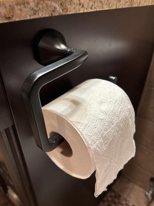 Delta Matte Black Wall Mount Single Towel Ring ARC46-MB at Lowes.com