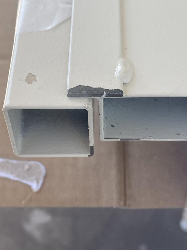 Gatehouse Gibraltar Max 36-in x 81-in Almond Steel Universal/Reversible ...