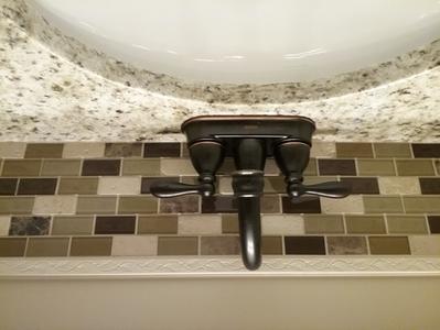 Elida Ceramica Carmel 12-in x 12-in Glossy Glass/Stone Travertine Brick ...