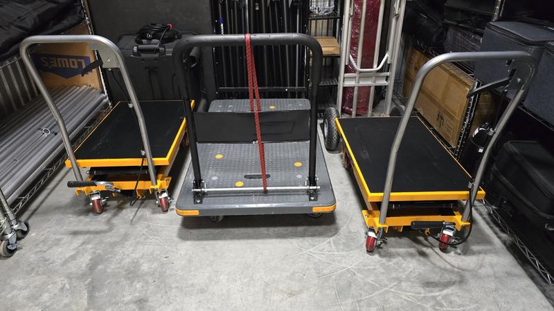 Garvee Hydraulic Lift Table Cart330lbs Capacity 50in Lifting Height ...