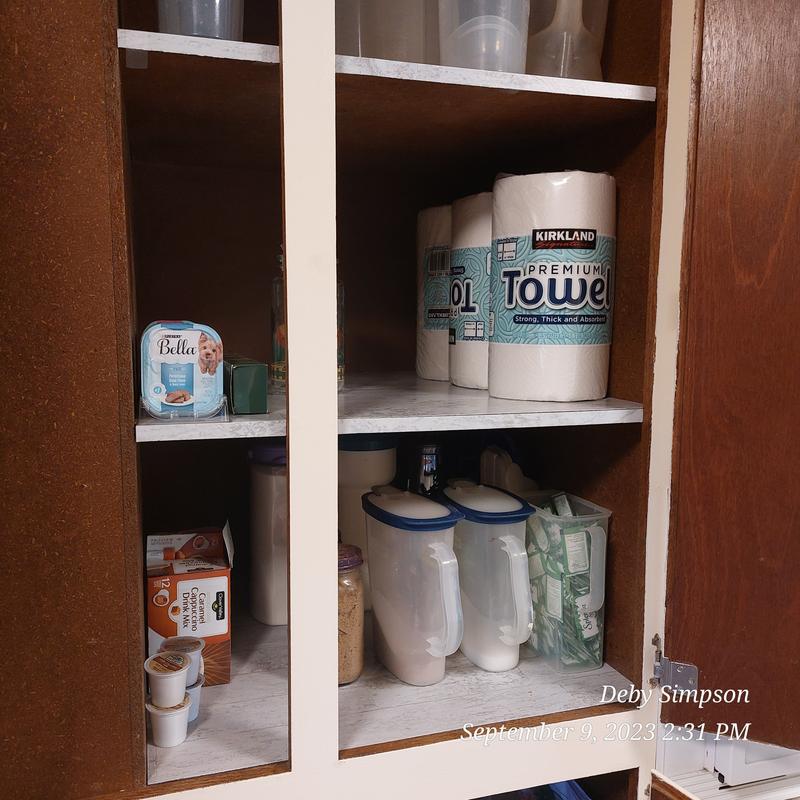 Armstrong Flooring Chalk White Stone Look 2.6-mil x 12-in W x 12-in L ...