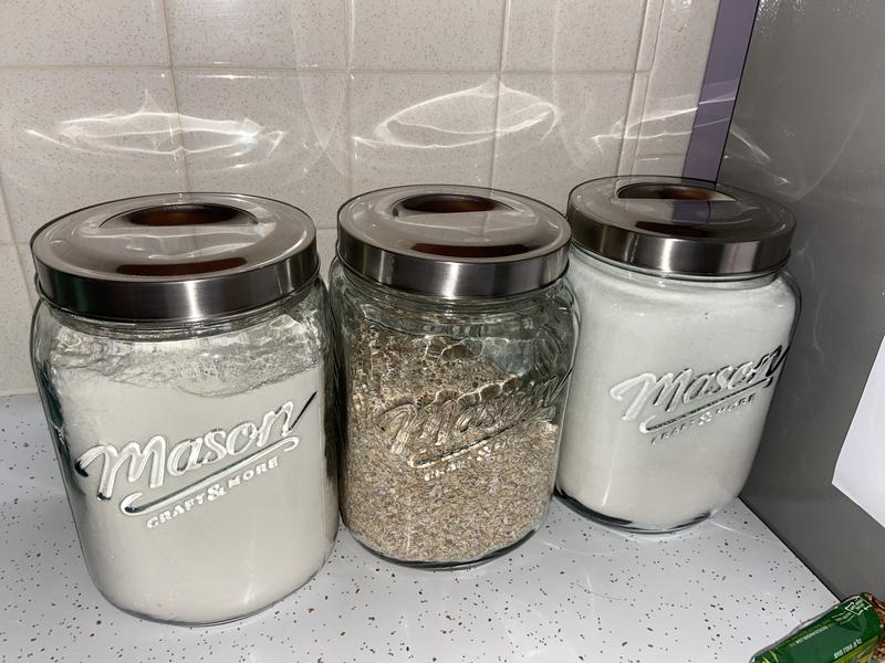 Mason Craft & More 3-Pack-Gallon Bpa-free Canister Set at Lowes.com