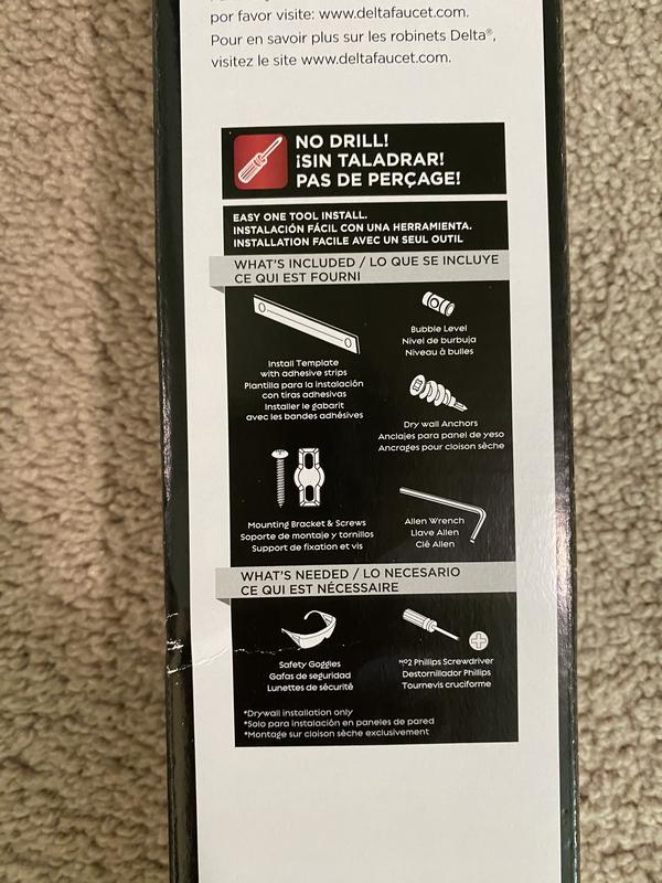 Delta Eldren 24-in Spotshield Brushed Nickel Wall Mount Single Towel ...