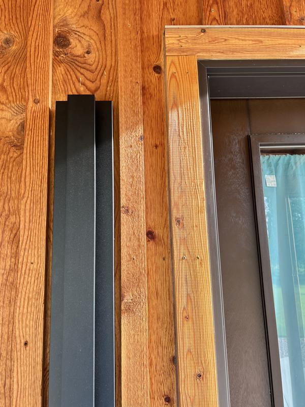 LamQee Outdoor Wall Sconces 39.4-in H Matte Black Hardwired Integrated ...