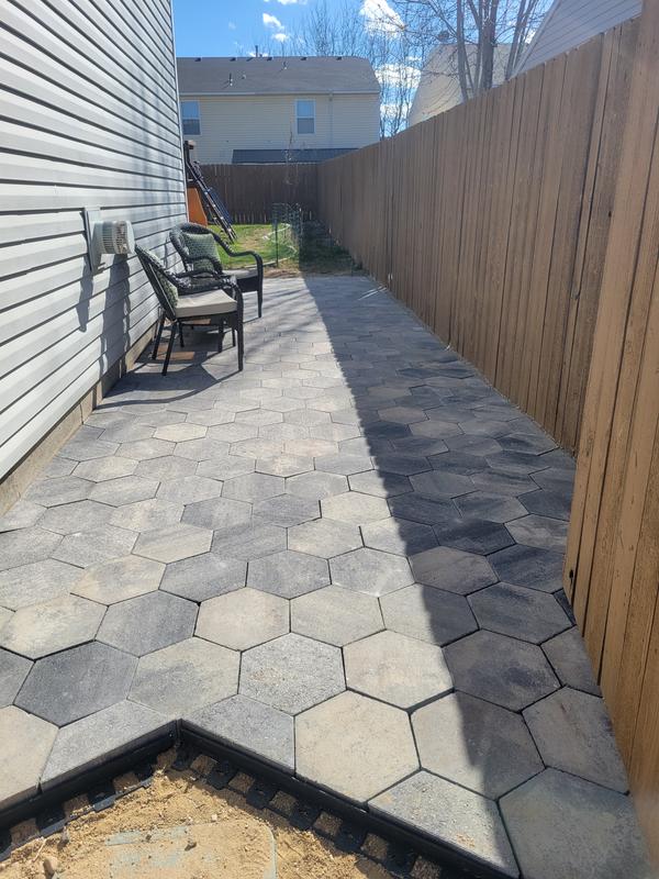 Oldcastle 12-in L x 10-in W x 2-in H Hexagon Rio Blend Concrete Patio ...