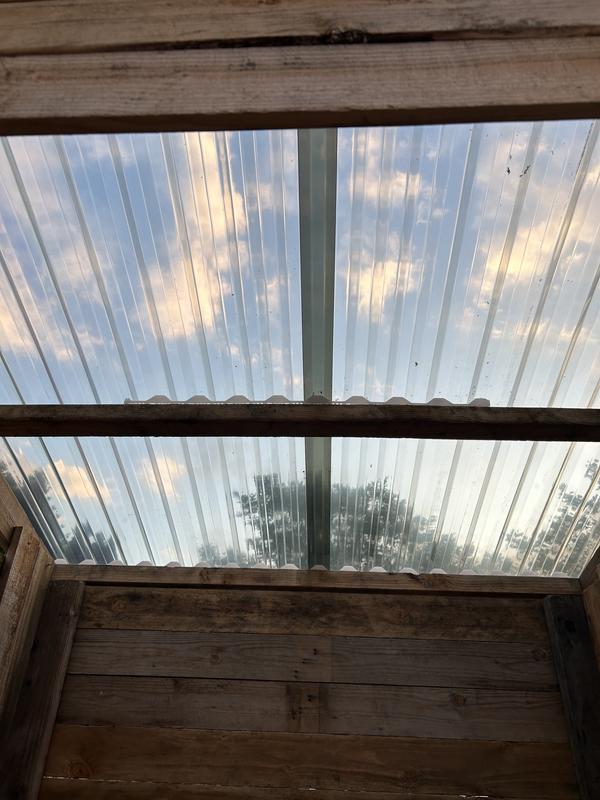 Tuftex PolyCarb 2.16-ft x 8-ft Corrugated Smoke Polycarbonate plastic ...