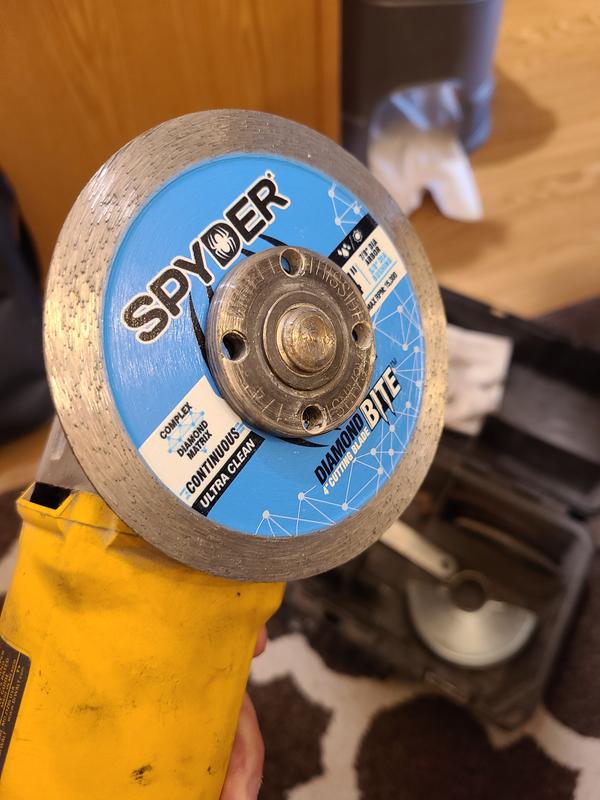 Spyder Diamond Bite 4-in Wet/Dry Continuous Rim Diamond Saw Blade 14100 ...