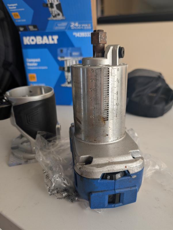 Kobalt 1/4-in Variable Brushless Trim Cordless Router (Battery and ...