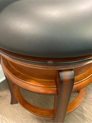 Boraam Industries Magellan Brandy 24-in H Counter height Upholstered ...