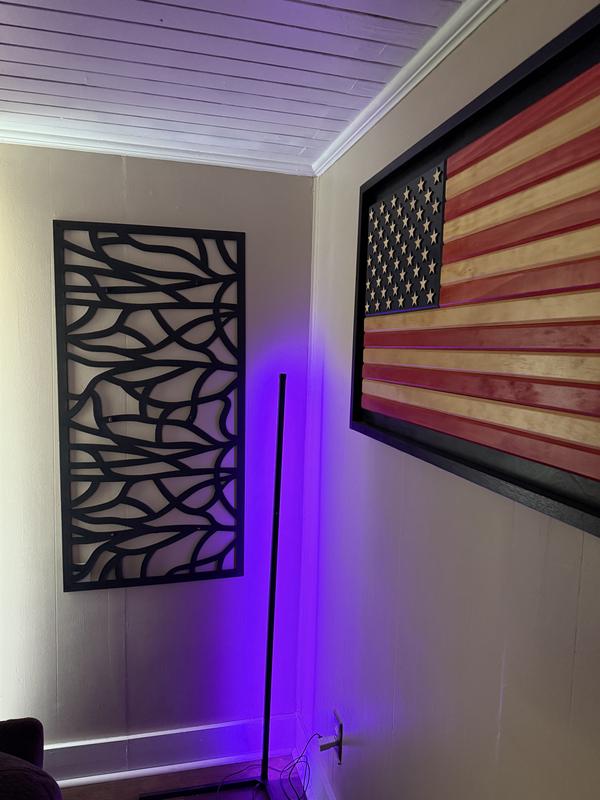 Style Selections 4-ft x 2-ft Wave White Polypropylene Decorative Screen ...