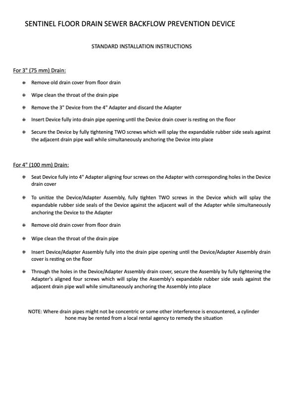 Sentinel 3-in ABS Backflow Preventer with 4-in Outlet Diameter, Holmes ...