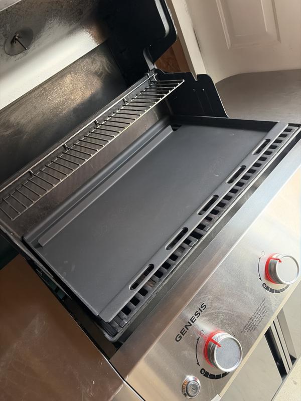 Weber Genesis 300 Series Rust Resistant Carbon Steel Non-stick Griddle ...