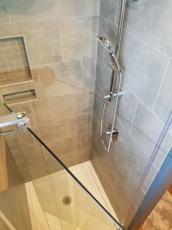 allen + roth Cityscape Gray 12-in x 24-in Glazed Porcelain Cement Look ...