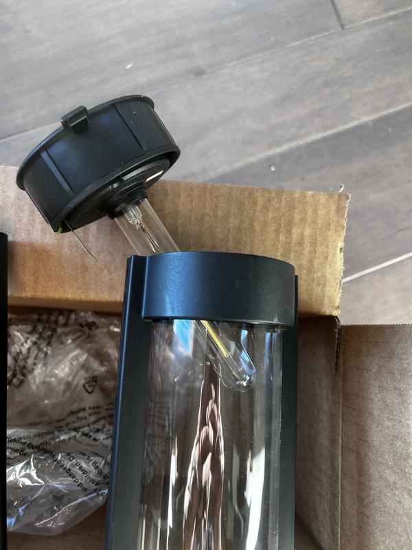 Harbor Breeze 2-Pack Round Bollard 15-Lumen 1.5-Watt Black Solar LED Outdoor Path Light (3500 K ...