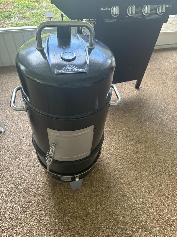 Master Forge 564-Sq in Black Vertical Charcoal Smoker CBS24032L at ...
