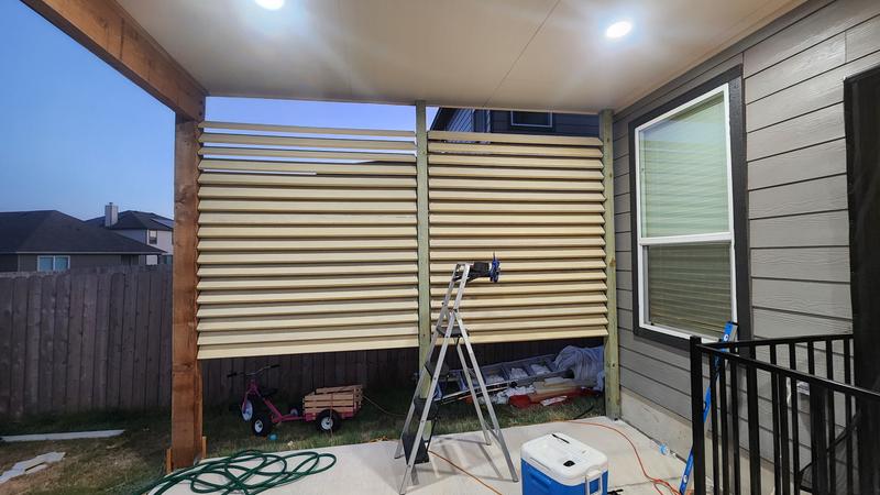 Pylex Black Metal Deck sunblind system in the Deck Accents department ...