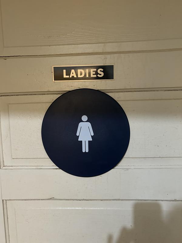 Hillman Sign Center 12-in x 12-in Plastic Restroom Sign 844605 at Lowes.com
