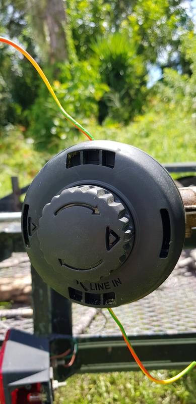 SPEED Universal Fit String Trimmer Head with Wind-in-the-Head Design ...