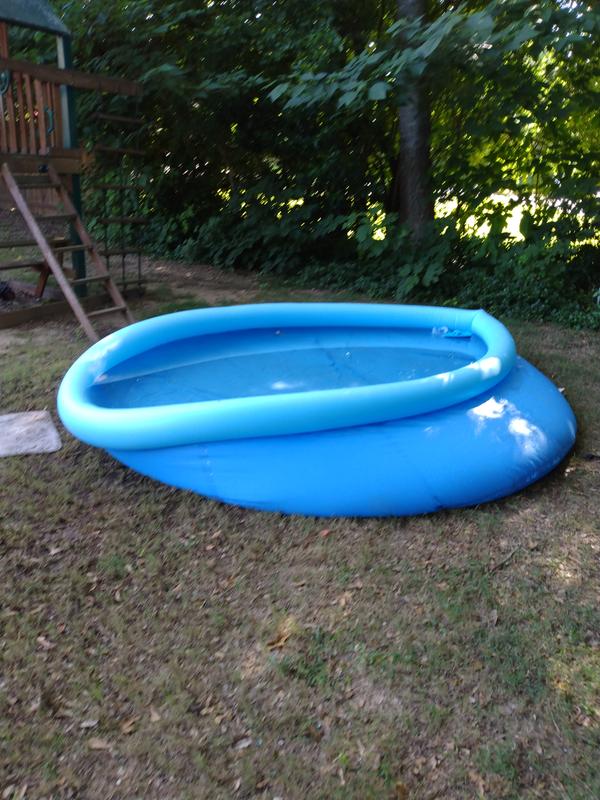 JLeisure 15-Feet x 15-Feet x 36-Inches Inflatable top ring Round Above ...