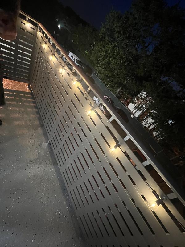 Freedom 6-ft x 3-ft Boardwalk Gray Polypropylene Decorative Screen ...