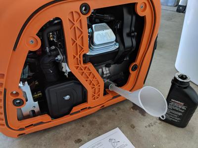 Generac GP 2200i 2200-Watt Gasoline Portable Inverter Generator at ...