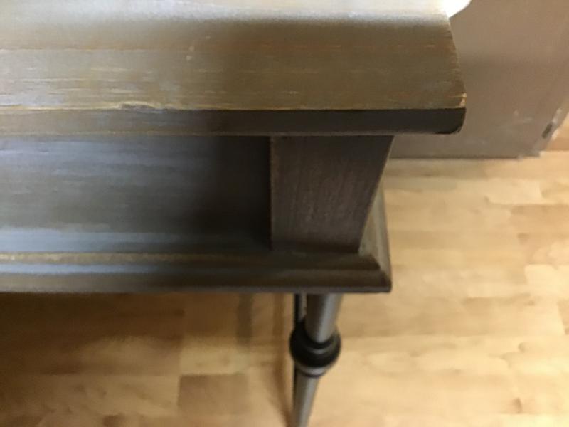 allen + roth Allen + Roth 42-in Brown Pine Writing desk in the Desks ...