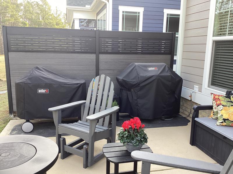 Infinity Euro 6-ft H x 6-ft W King Cedar Privacy Composite Fence Panel ...
